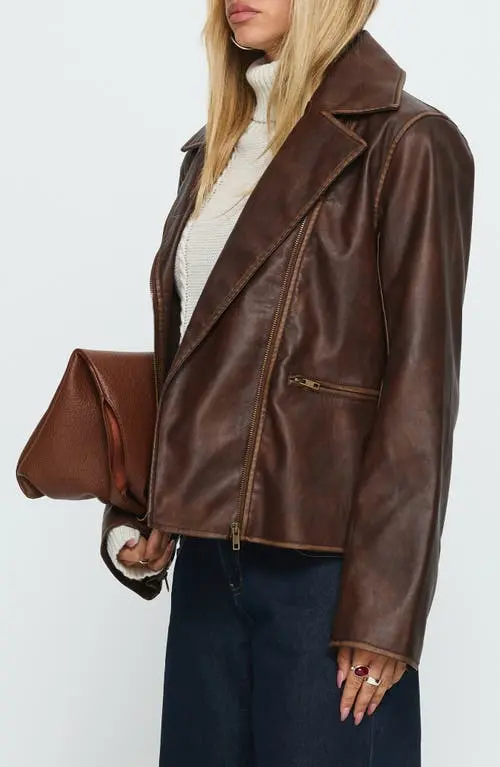 Princess Polly Faux Leather Jacket
