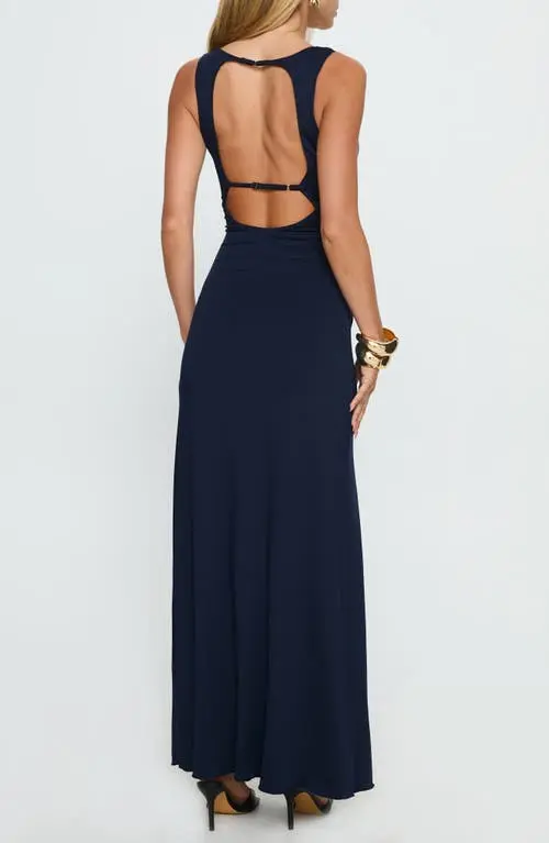strapless open back dress Princess Polly NWT Salvin Strapless Maxi Dress in Champagne main image 0