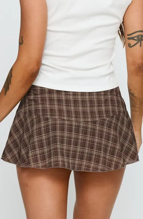 Princess Polly Plaid Mini Skirt