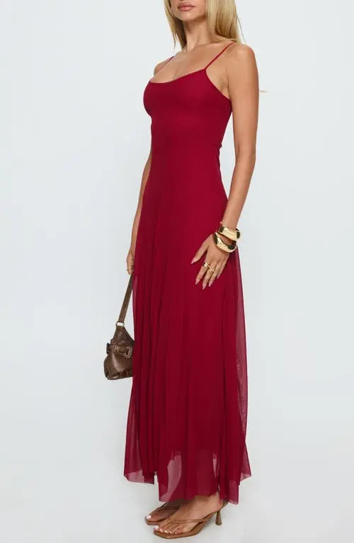 Princess Polly Janeira Pleated Maxi Dress
