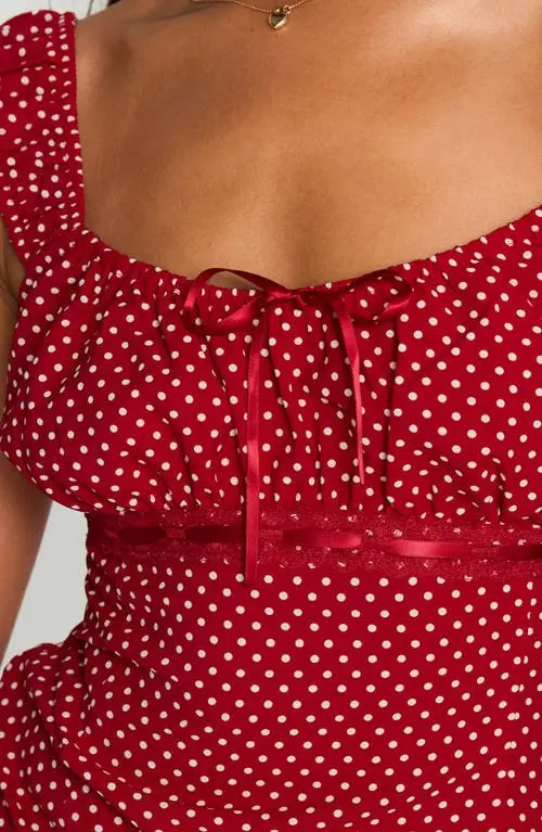 Princess Polly Garconne Polka Dot Top