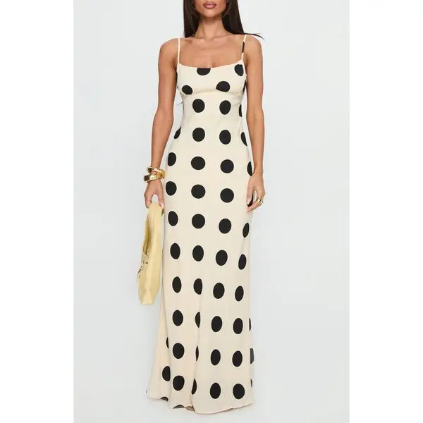 Princess Polly Vienna Dot Maxi Dress