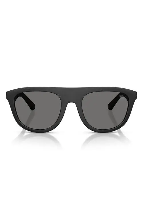 Burberry 55mm Square Sunglasses - Matte Black