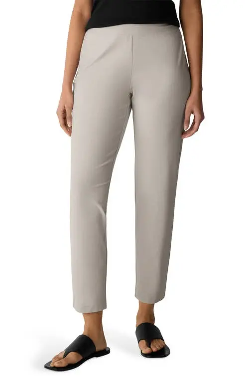 Eileen Fisher Slim Ankle Pants - Chalk