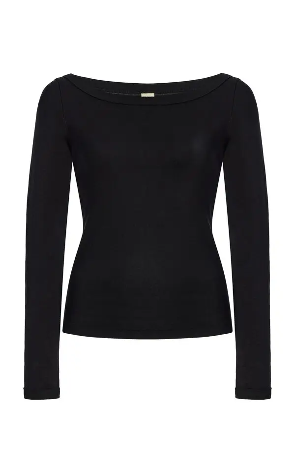 FLORE FLORE Steffi Organic Cotton T-shirt - Black