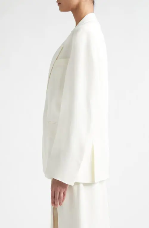 Victoria Beckham Double-breasted Tailored Jacket - Ivory