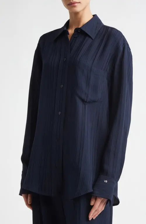 Victoria Beckham Pyjama Stripe Button-up Shirt