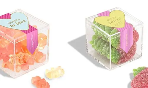 SUGARFINA Love Mail 2-piece Candy Cube Mailbox Set