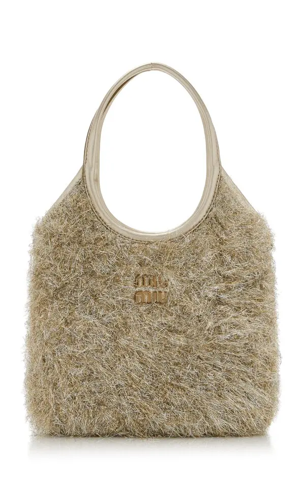 Miu Miu Ivy Small Lurex Tote