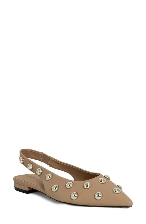 SHU SHOP Arizona Slingback Flat - Nude
