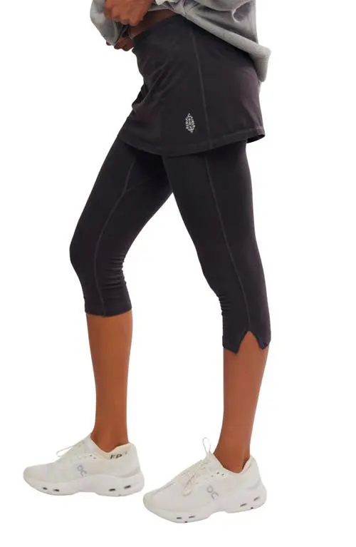 Free People Skirted Capri Leggings