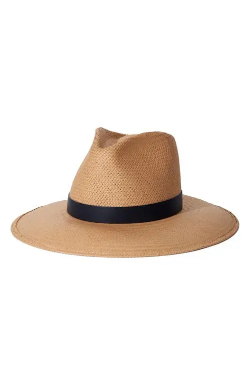 Janessa Leoné Leah Straw Fedora - Sand