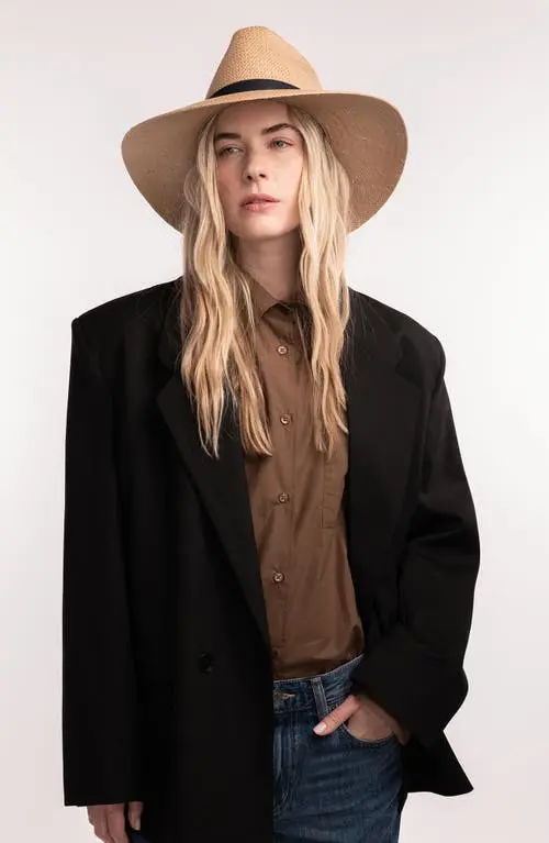 Janessa Leoné Leah Straw Fedora
