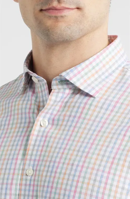 Johnnie-o Albie Gingham Check Everyday Performance Button-up Shirt
