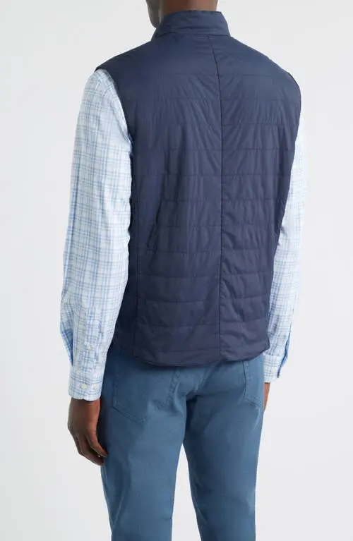 Johnnie-o Bauer Quilted Water-resistant Vest - Navy