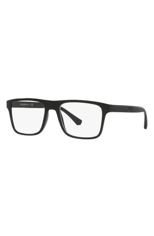 Emporio Armani 54mm Rectangle Eyeglasses