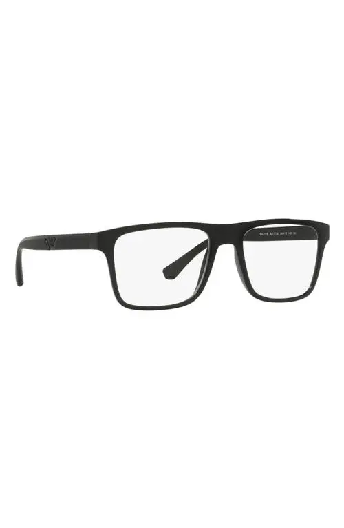 Emporio Armani 54mm Rectangle Eyeglasses