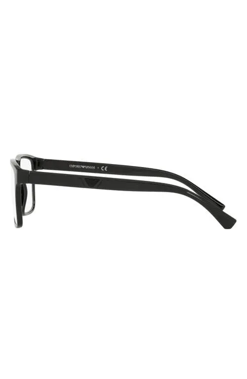 Emporio Armani 54mm Rectangle Eyeglasses