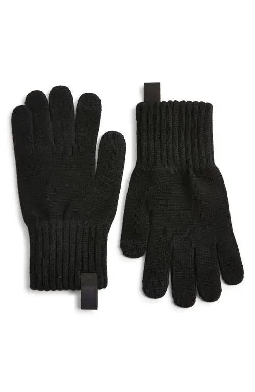 UGG Lightweight Rib Gloves - Black