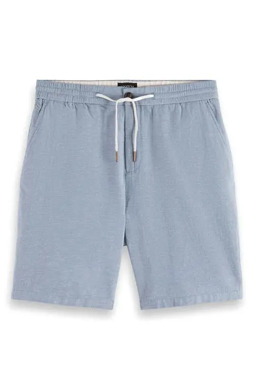 Scotch & Soda Cotton & Linen Chino Shorts - Infinity