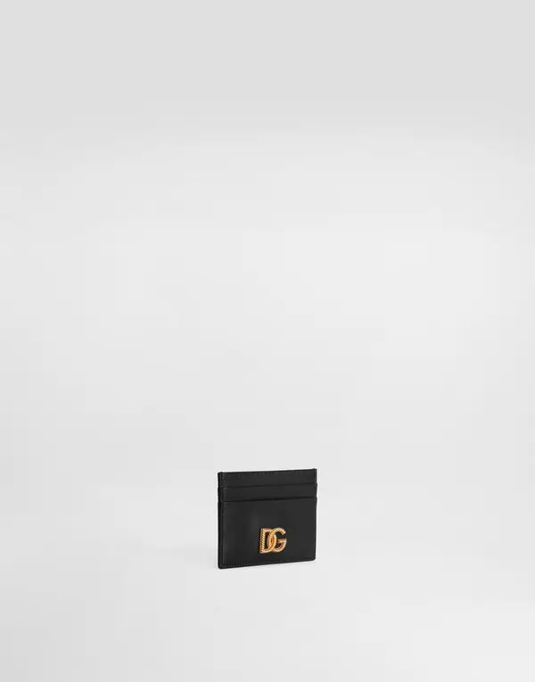 Dolce & Gabbana Woven Dg Logo Card Holder