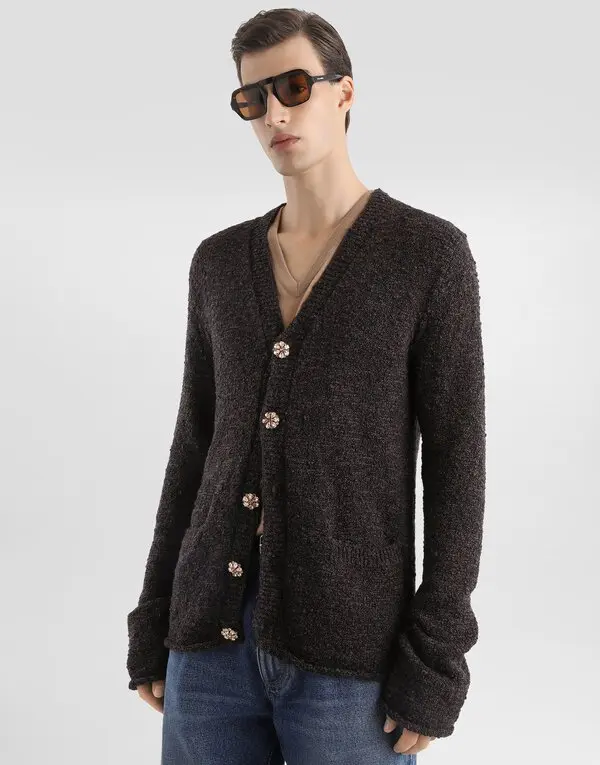 Dolce & Gabbana Virgin Wool Cardigan - Multicolor