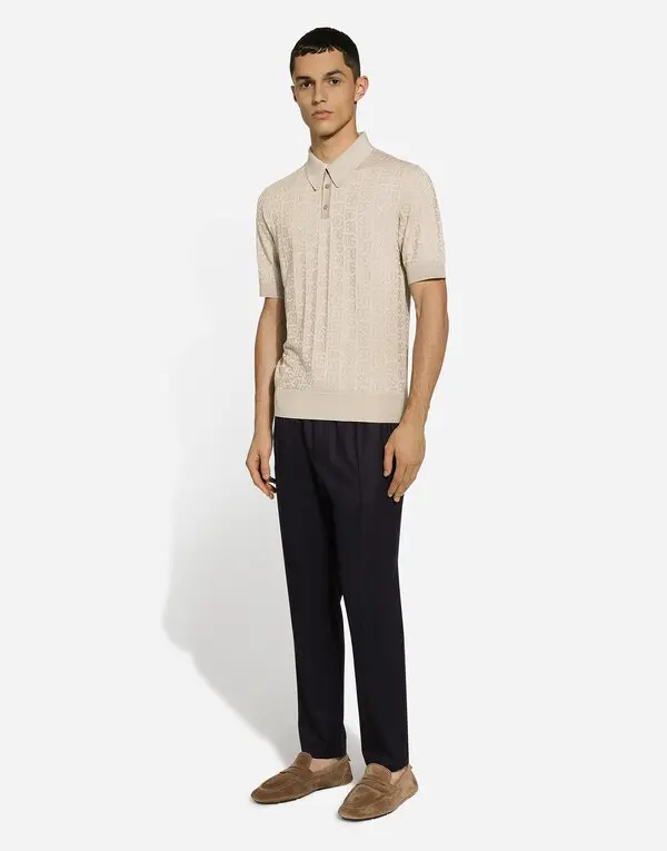 Dolce & Gabbana Wool Jogging Pants - Blue