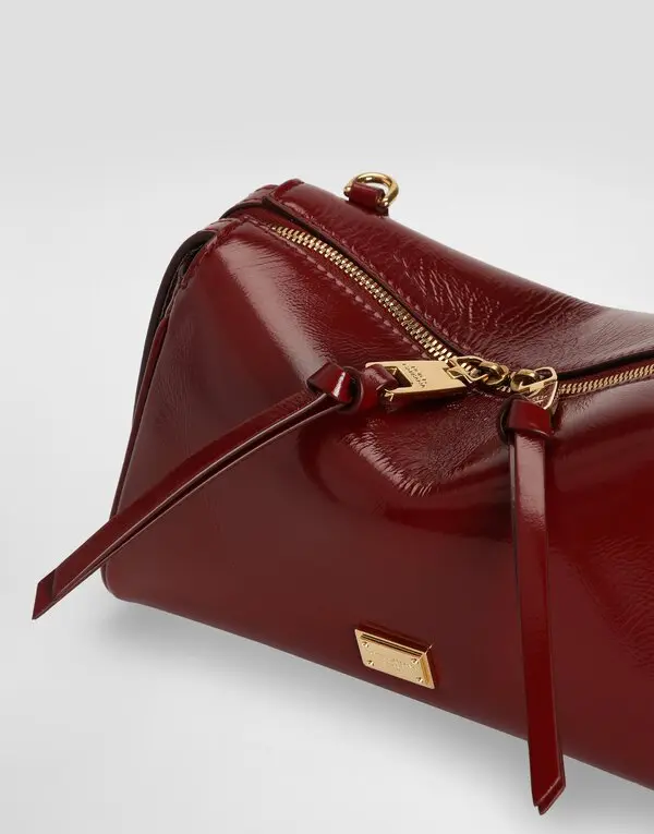 Dolce & Gabbana Mini Vittoria Calfskin Handbag - Red
