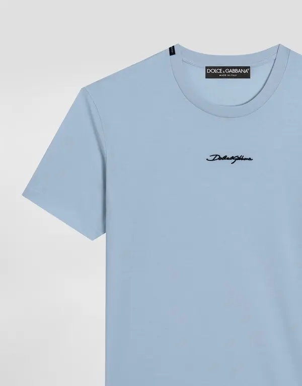 Dolce & Gabbana T-shirt M/corta Giro - Blue