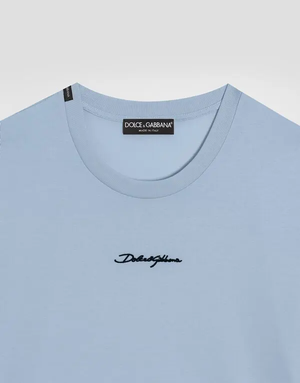 Dolce & Gabbana T-shirt M/corta Giro - Blue
