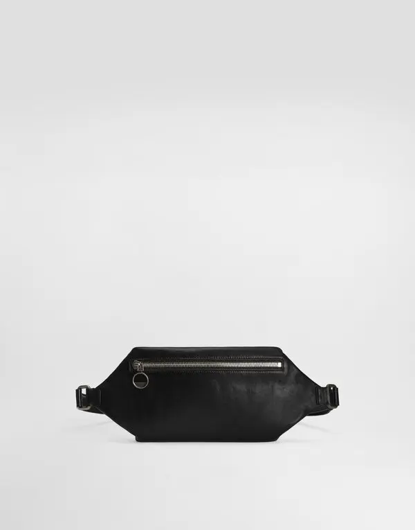 Dolce & Gabbana Lock Belt Bag In Calfskin