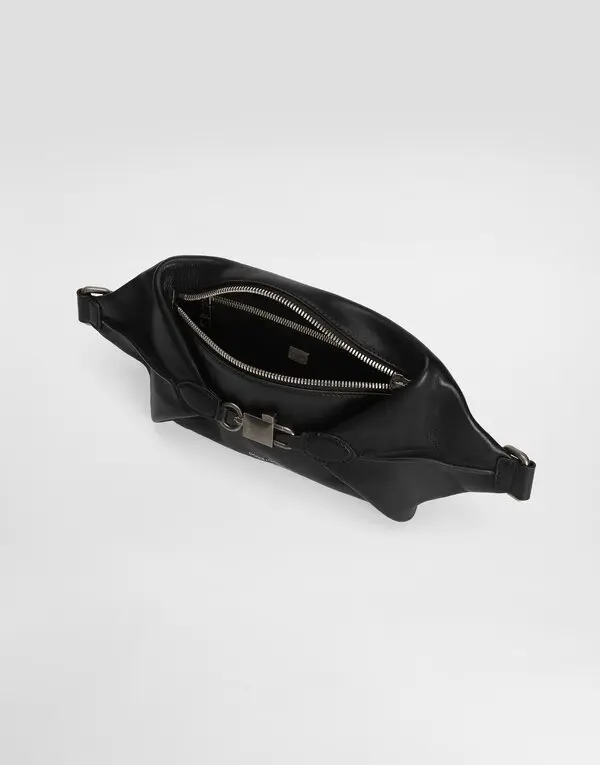 Dolce & Gabbana Lock Belt Bag In Calfskin