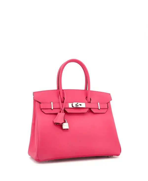 Hermès Birkin 30 Handbag - Rose Mexico