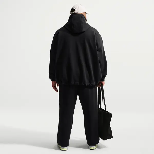 Nike Sportswear Club Oversized French Terry Pullover Hoodie - Black