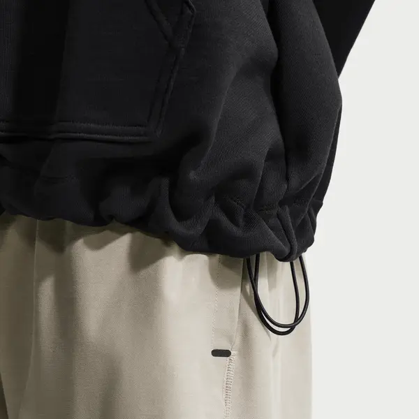 Nike Sportswear Club Oversized French Terry Pullover Hoodie - Black