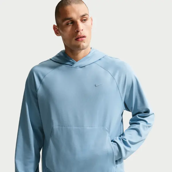 Nike Dri-fit Uv Protection Pullover Performance Hoodie - Blue