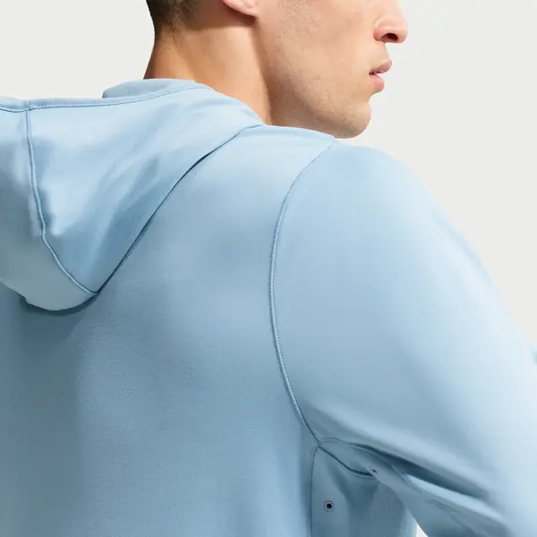 Nike Dri-fit Uv Protection Pullover Performance Hoodie - Blue