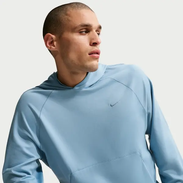 Nike Dri-fit Uv Protection Pullover Performance Hoodie - Blue