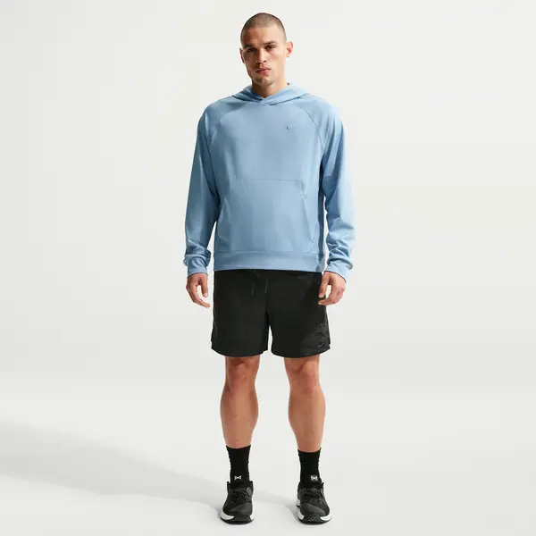 Nike Dri-fit Uv Protection Pullover Performance Hoodie - Blue
