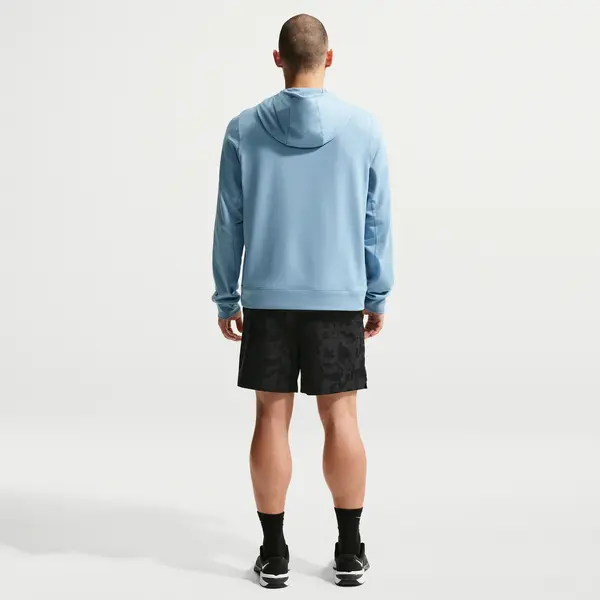 Nike Dri-fit Uv Protection Pullover Performance Hoodie - Blue