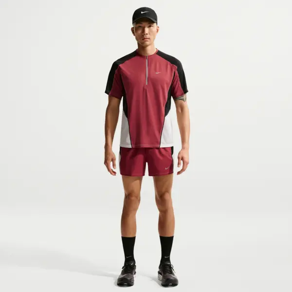 Nike Retro Dri-fit 4" Brief-lined Running Shorts - Red