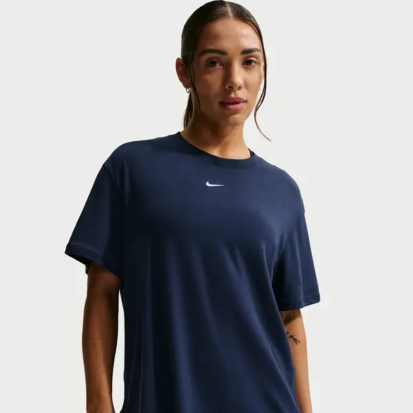 Nike One Relaxed Dri-fit Short-sleeve Top - Blue