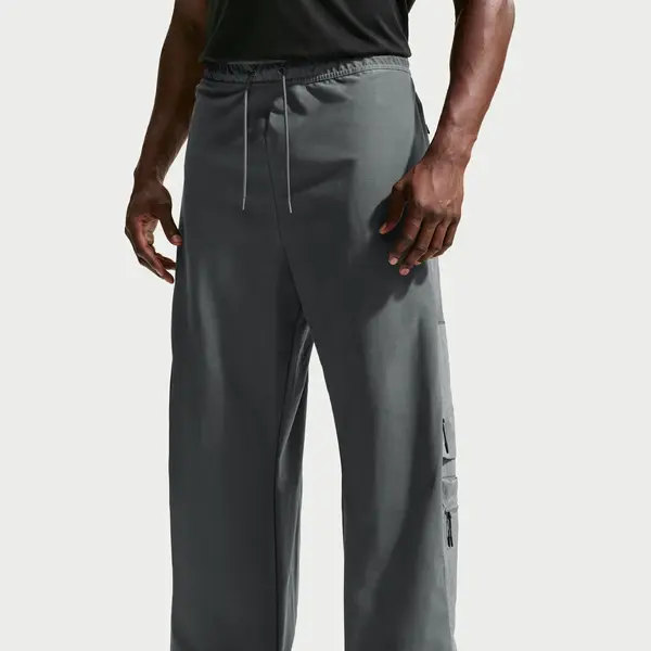 Nike Tech Dri-fit Shori Knit Utility Pants - Grey