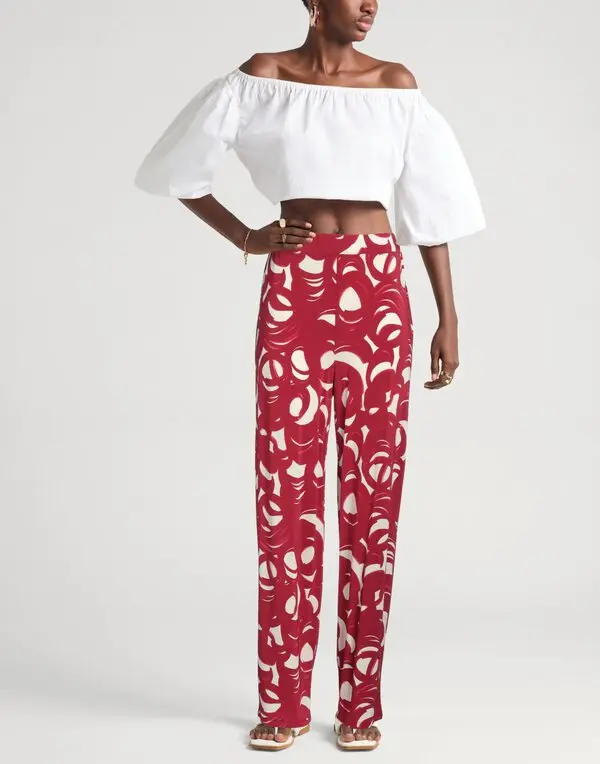 Alpha Studio Wide-leg Viscose-blend Pants