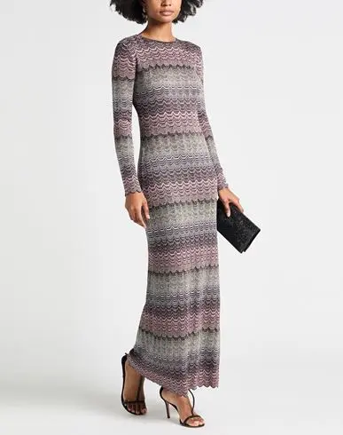 knee length dresses for ladies Keaton Knit Maxi Dress with V-Neckline in Beige *Final Sale* Large