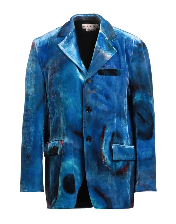 Marni Velvet Single-breasted Blazer