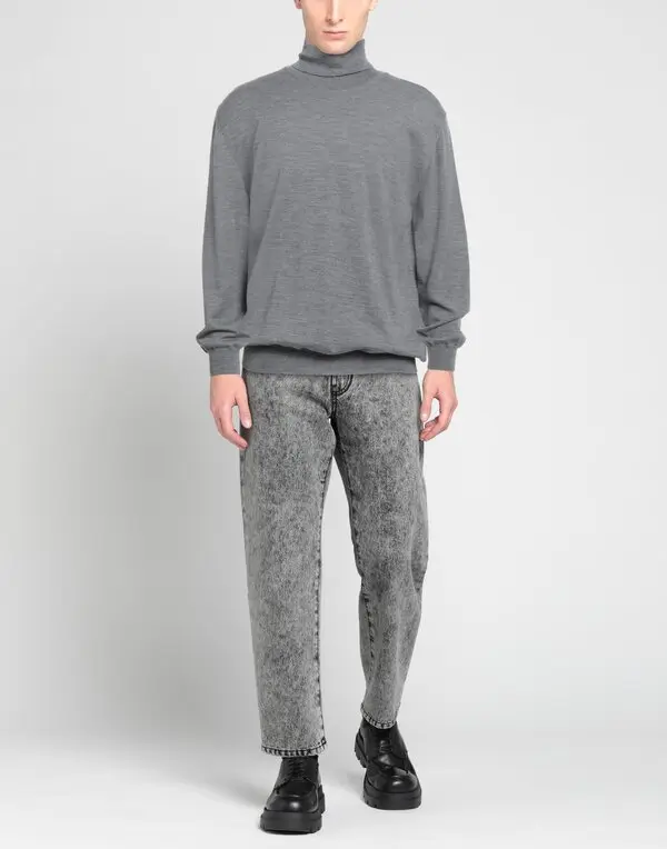 RICHARD OWE'N Turtleneck Virgin Wool Top