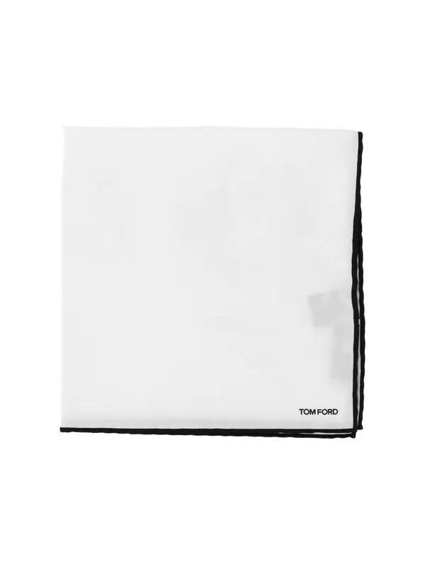 TOM FORD Silk Twill Pocket Handkerchief - White