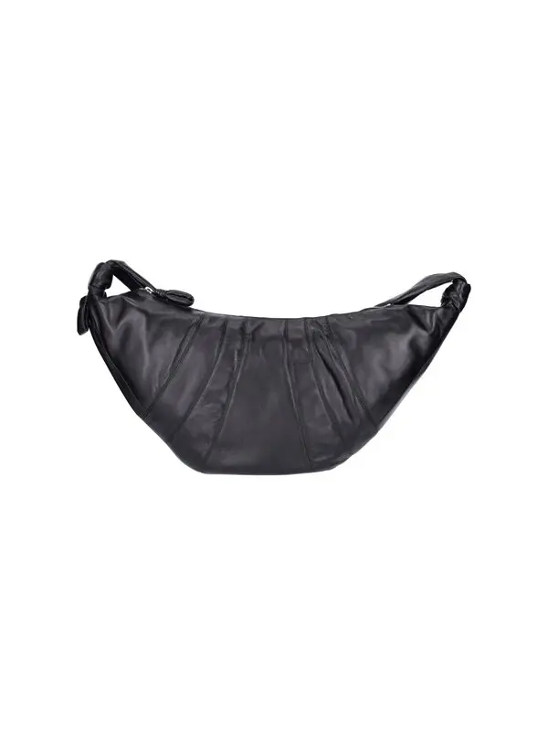 LEMAIRE Large Croissant Shoulder Bag - Black