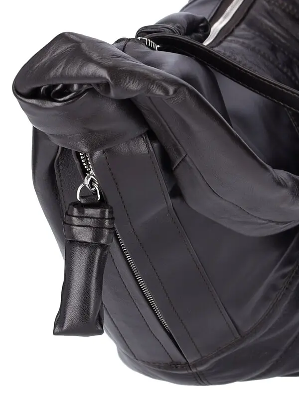 LEMAIRE Large Croissant Shoulder Bag - Brown